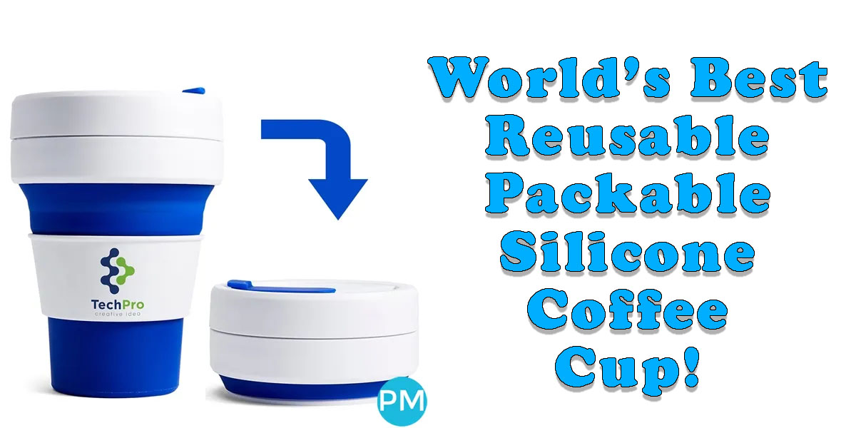 Reusable Folding Silicone Coffee Cup - Promo Motive Factory Direct ...