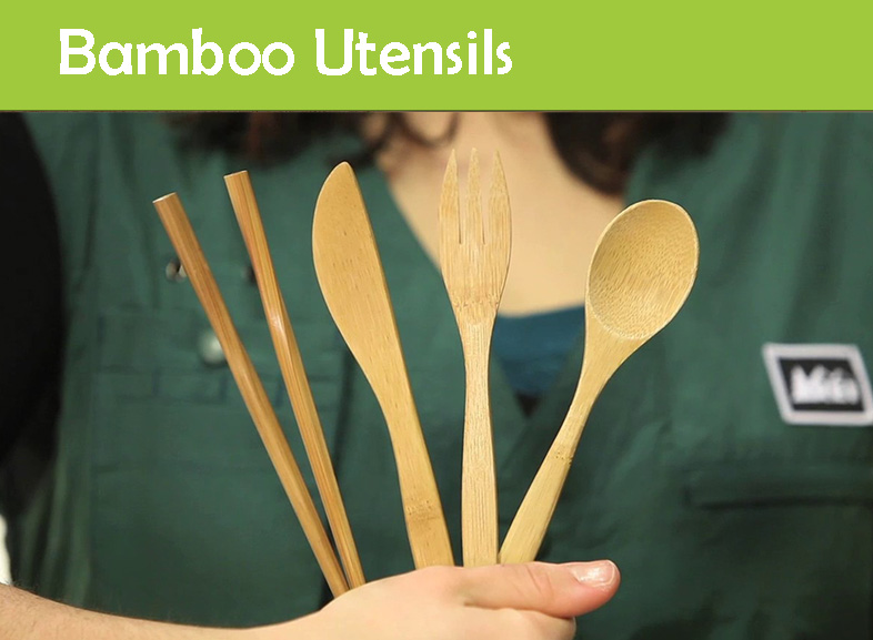Bamboo Eating Utensils - Promo Motive | Branded Merchandise Supplier